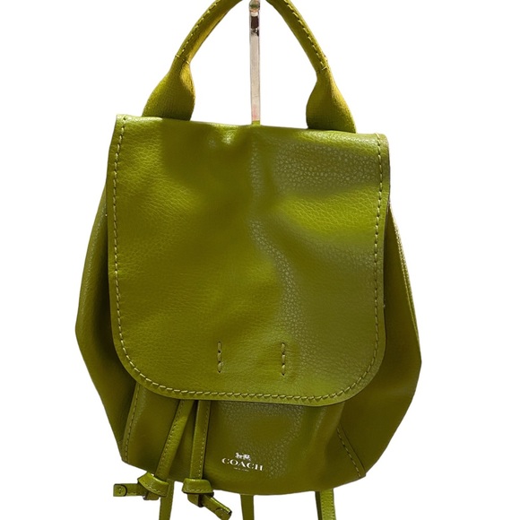 Coach | Bags | Coach Small Backpack Green | Poshmark